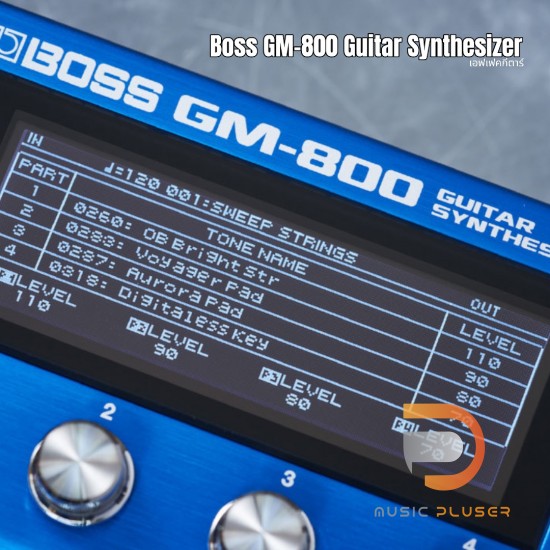 เอฟเฟคกีตาร์ Boss GM-800 Guitar Synthesizer